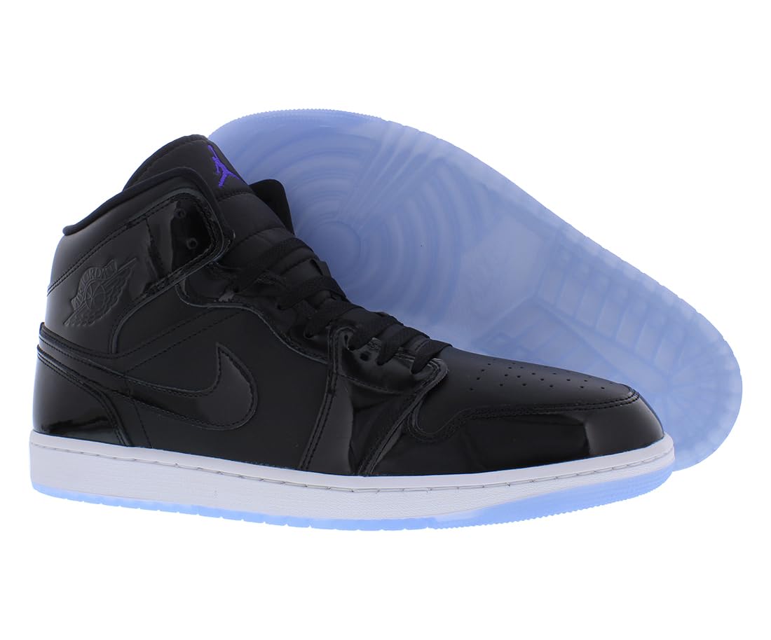 Nike Air Jordan 1 Mid Men's Shoes Black/Dark Concord-White DV1308-004 11.5