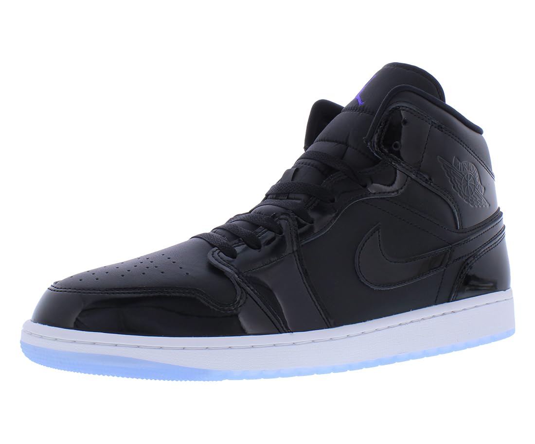 Nike Air Jordan 1 Mid Men's Shoes Black/Dark Concord-White DV1308-004 12.5