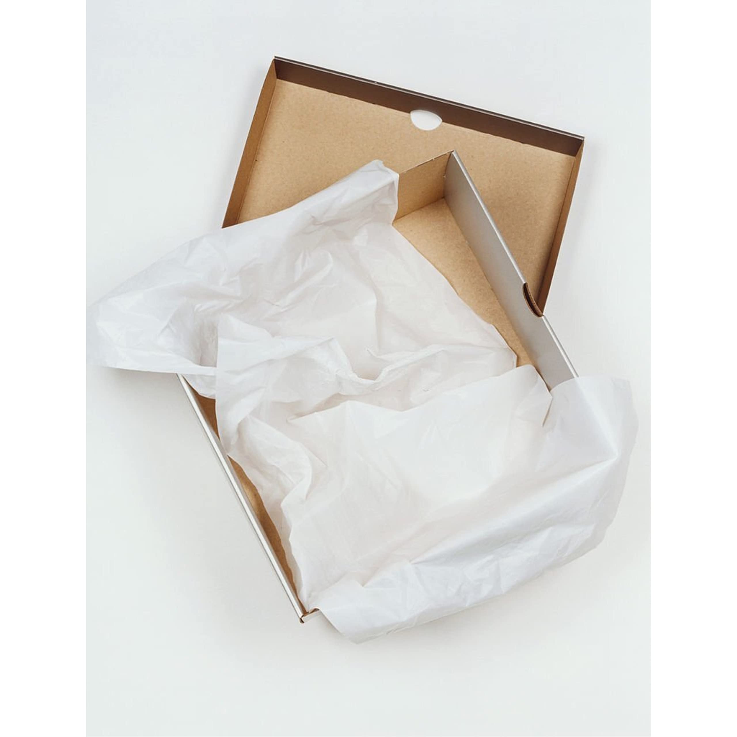 120 Sheets of Ivory/Light Yellow Tissue Paper - 15" x 20" Packing Paper Sheets for Moving - 10lb Wrapping Paper - Newsprint Paper for Packing, Moving Supplies & Protecting Items Crown Display