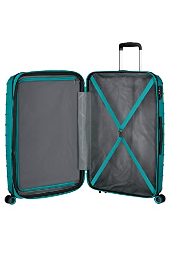 American Tourister Suitcases & trolleys, Deep Turquoise, L (77.5 cm-94/102 L)