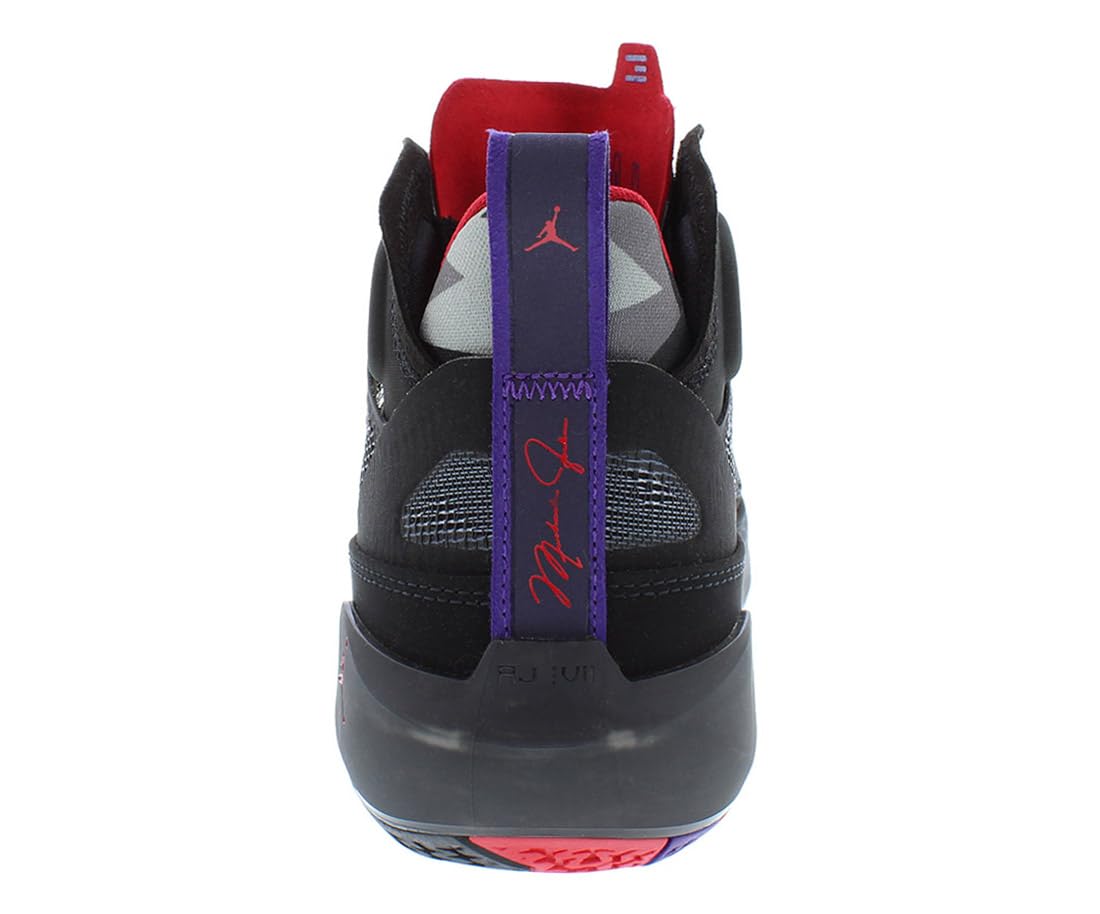 Jordan Boy's Air XXXVII (Big Kid) Black/True Red/Club Purple/Dark Charcoal 5.5 Big Kid M