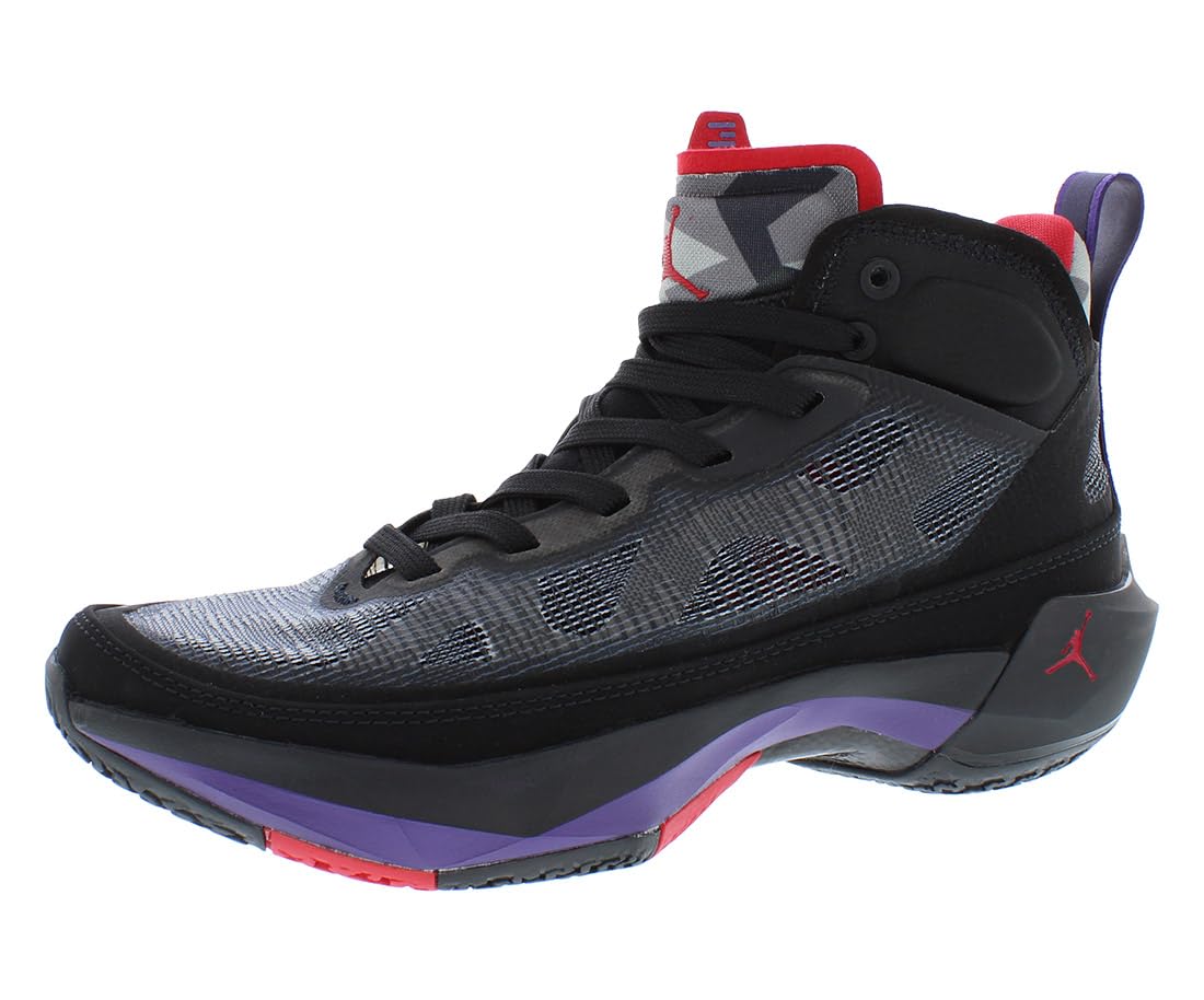 Jordan Boy's Air XXXVII (Big Kid) Black/True Red/Club Purple/Dark Charcoal 5.5 Big Kid M