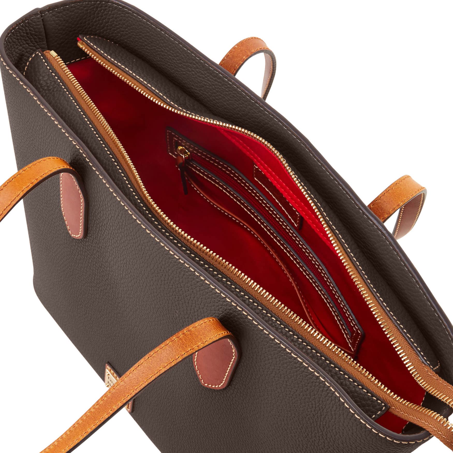 Dooney & Bourke Handbag, Pebble Grain Tote - Brown Tmoro