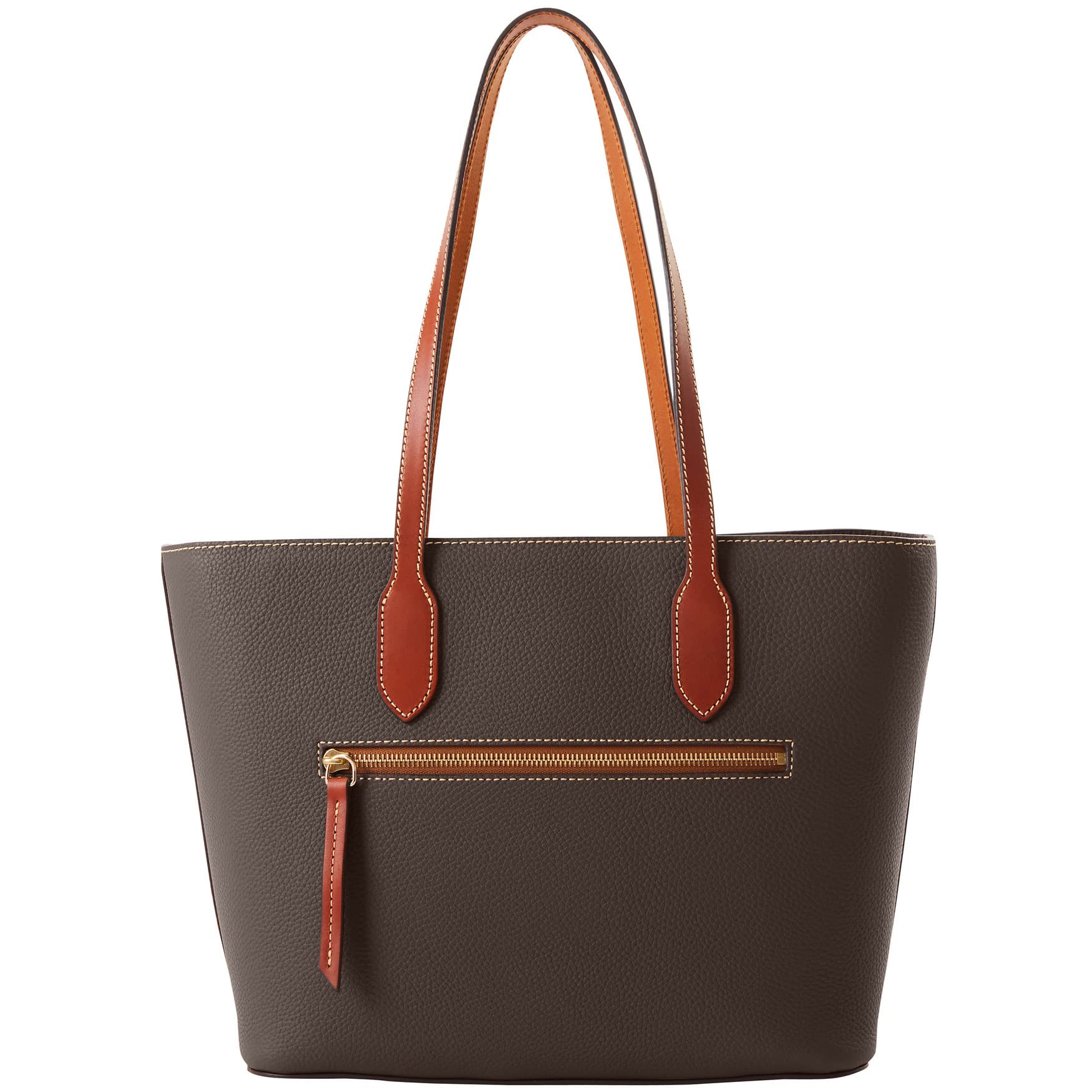Dooney & Bourke Handbag, Pebble Grain Tote - Brown Tmoro