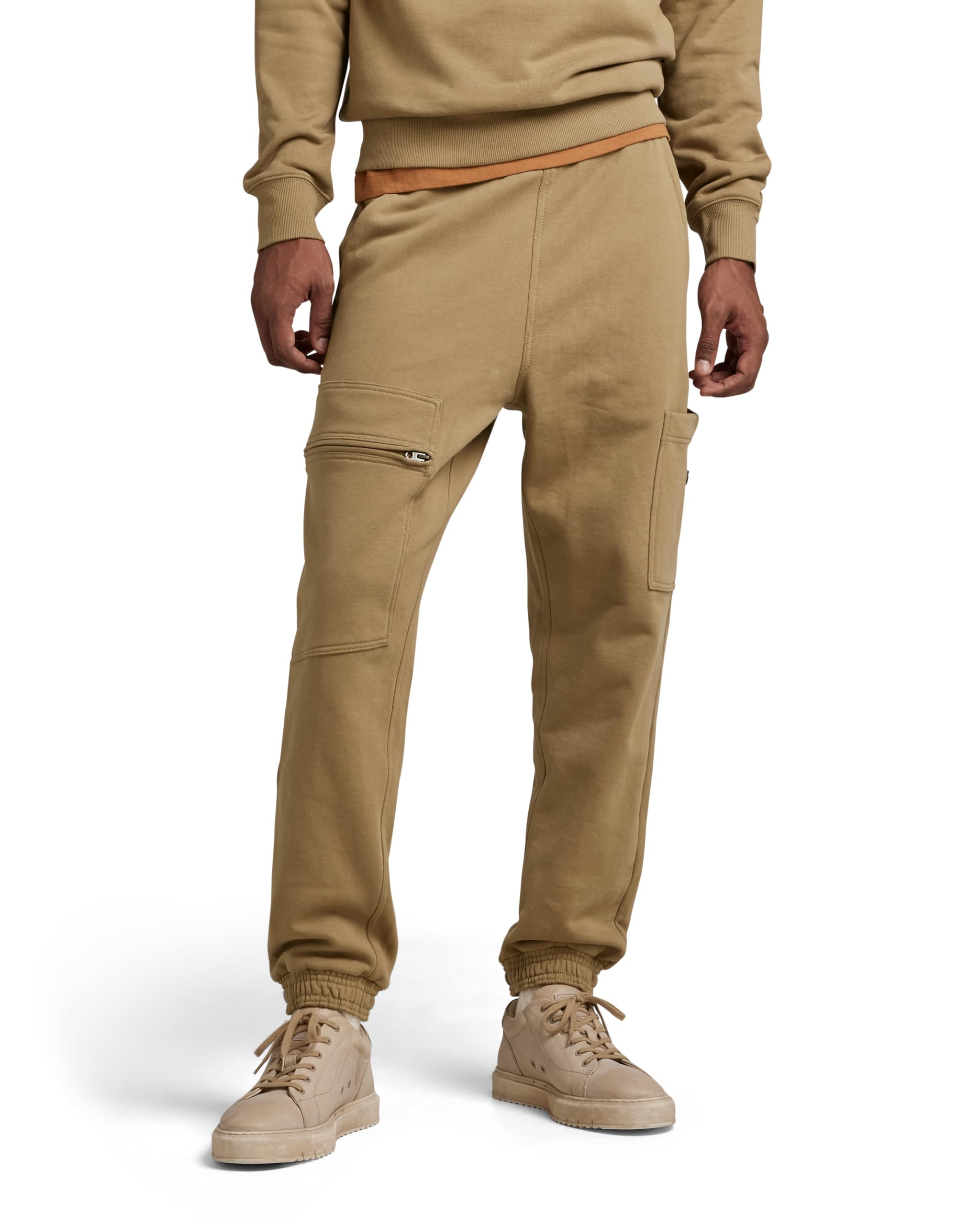 G-STAR RAW Mens Cargo Pocket Sweatpants Casual Pants, Berge, Large US