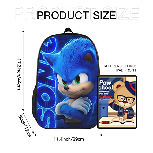 Backpack Kids Backpack 3d Print Cartoon Anime Backpacks Teenagers Backpack Boys And Girls Backpack, Black2, One Size