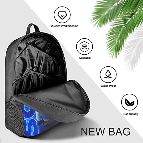 Backpack Kids Backpack 3d Print Cartoon Anime Backpacks Teenagers Backpack Boys And Girls Backpack, Black2, One Size