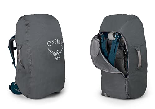 Osprey Fairview Trek 50 Women's Travel and Backpacking Backpack, Night Jungle Blue