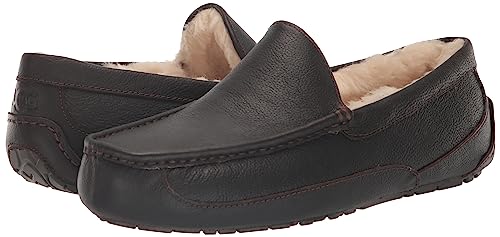 UGG Men's Ascot Slipper, Dark Spice, 12