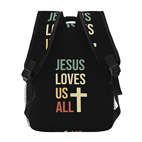 Sunflower Christian Jesus Cross Faith Backpack College School Backpack Casual Laptop Backpack for Women Men