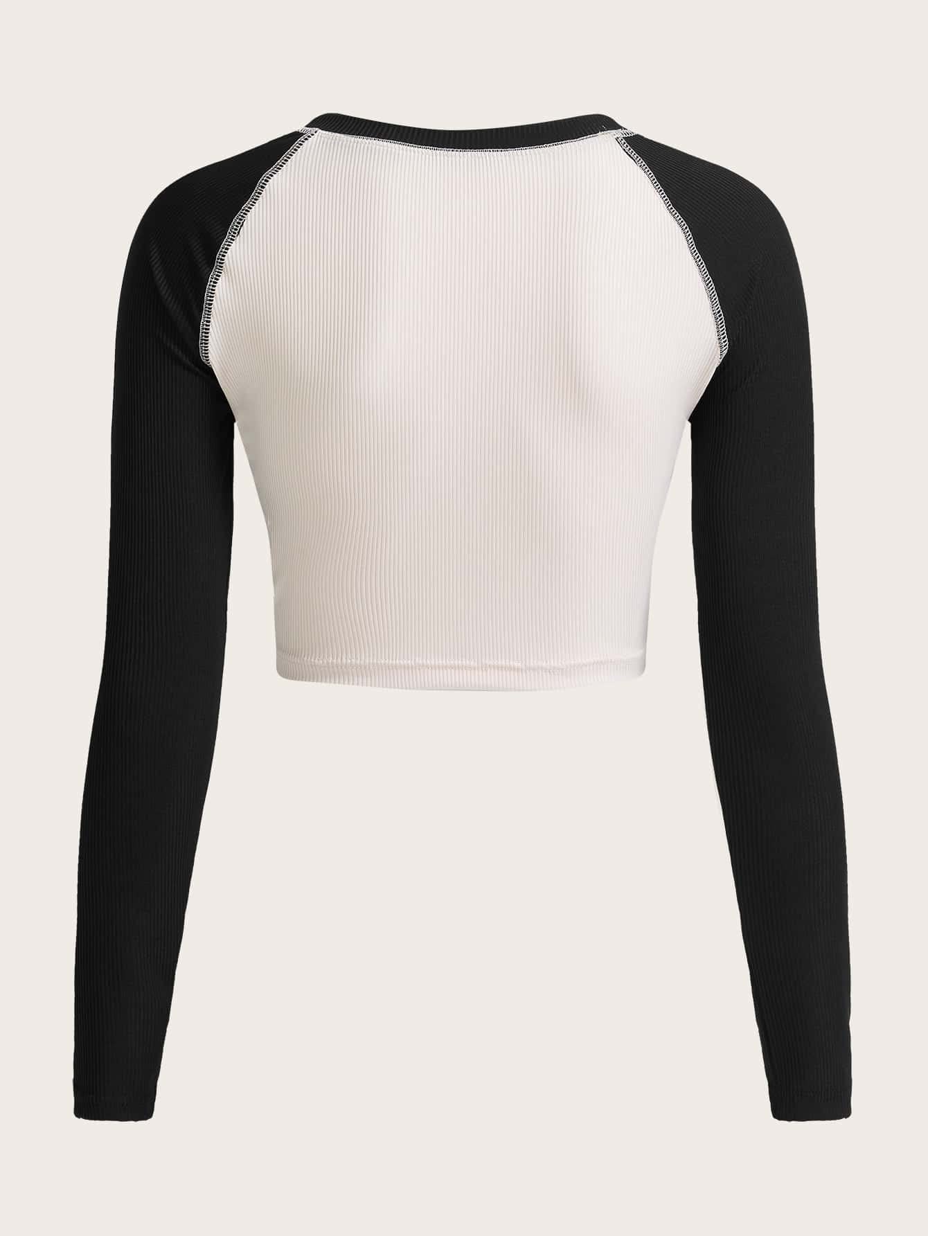 SOLY HUX Women's Y2K Shirt Gothic Long Sleeve Crop Tops Graphic Tees Skull Floral Print T Shirts Black and White S