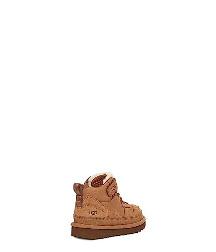 UGG Unisex-Child Highland Hi Heritage Sneaker, Chestnut, 2 Little Kid