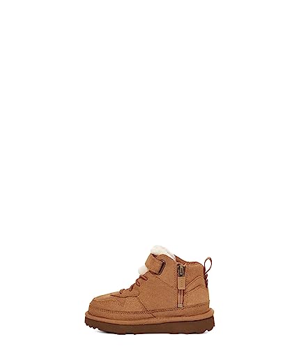 UGG Unisex-Child Highland Hi Heritage Sneaker, Chestnut, 12 Toddler