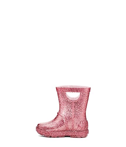 UGG Unisex-Child Drizlita Glitter Boot, Glitter Pink, 10 Toddler