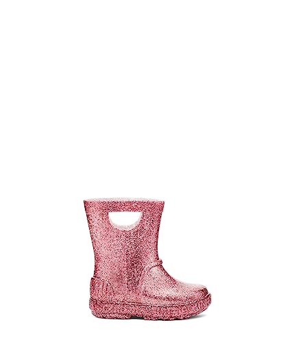 UGG Unisex-Child Drizlita Glitter Boot, Glitter Pink, 10 Toddler