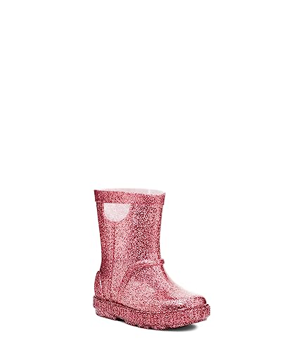 UGG Unisex-Child Drizlita Glitter Boot, Glitter Pink, 10 Toddler