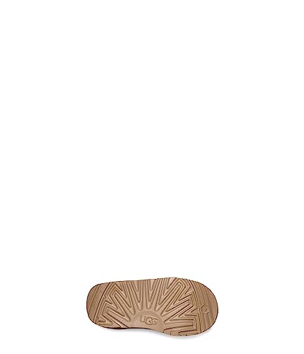 UGG Unisex-Child Classic Mini Zipper Tape Logo Boot, Chestnut, 9 Toddler
