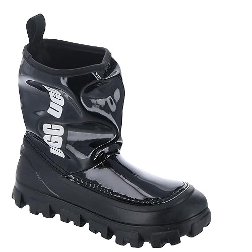 UGG Unisex-Child Classic Brellah Mini Boot, Black, 1 Little Kid