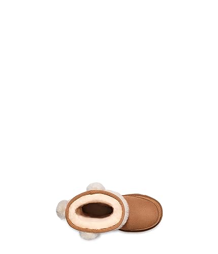 UGG Unisex-Child Sunburst Tall Boot, Chestnut, 2 Little Kid