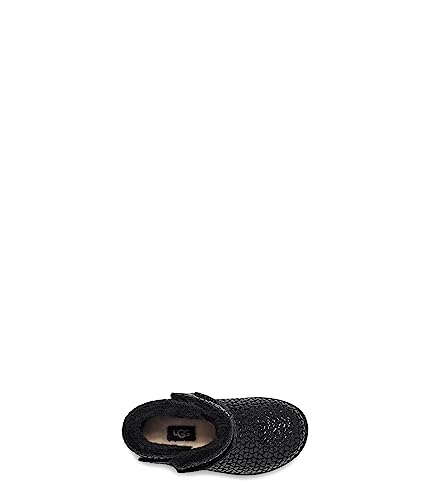 UGG Unisex-Child Keelan Gel Hearts Boot, Black, 6 Toddler