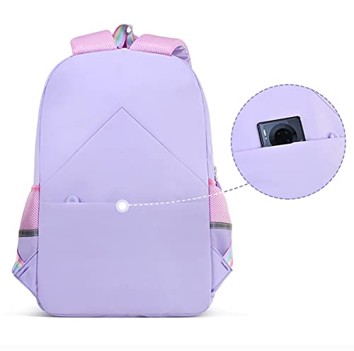 School Backpacks (17.7 in) for Girls Teens Backpack Cute Bookbags School Bag Large Capacity Lightweight Travel Daypack