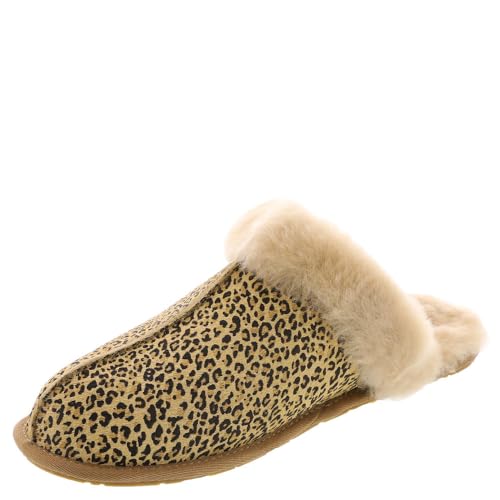 UGG Women's Scuffette Ii Speckles Slipper, Chestnut, 12