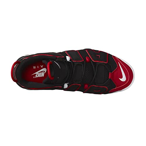 Nike mens Air More Uptempo '96, Black/Black-university Red, 10.5