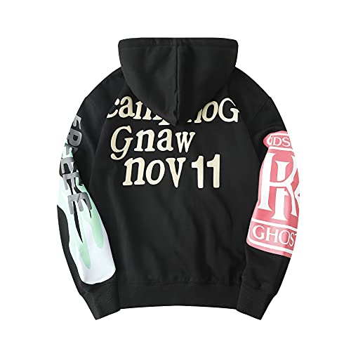 ETPLO I See Ghosts Hoodie Rapper Unisex Couple Sweatshirt Hip Hop Hooded Black