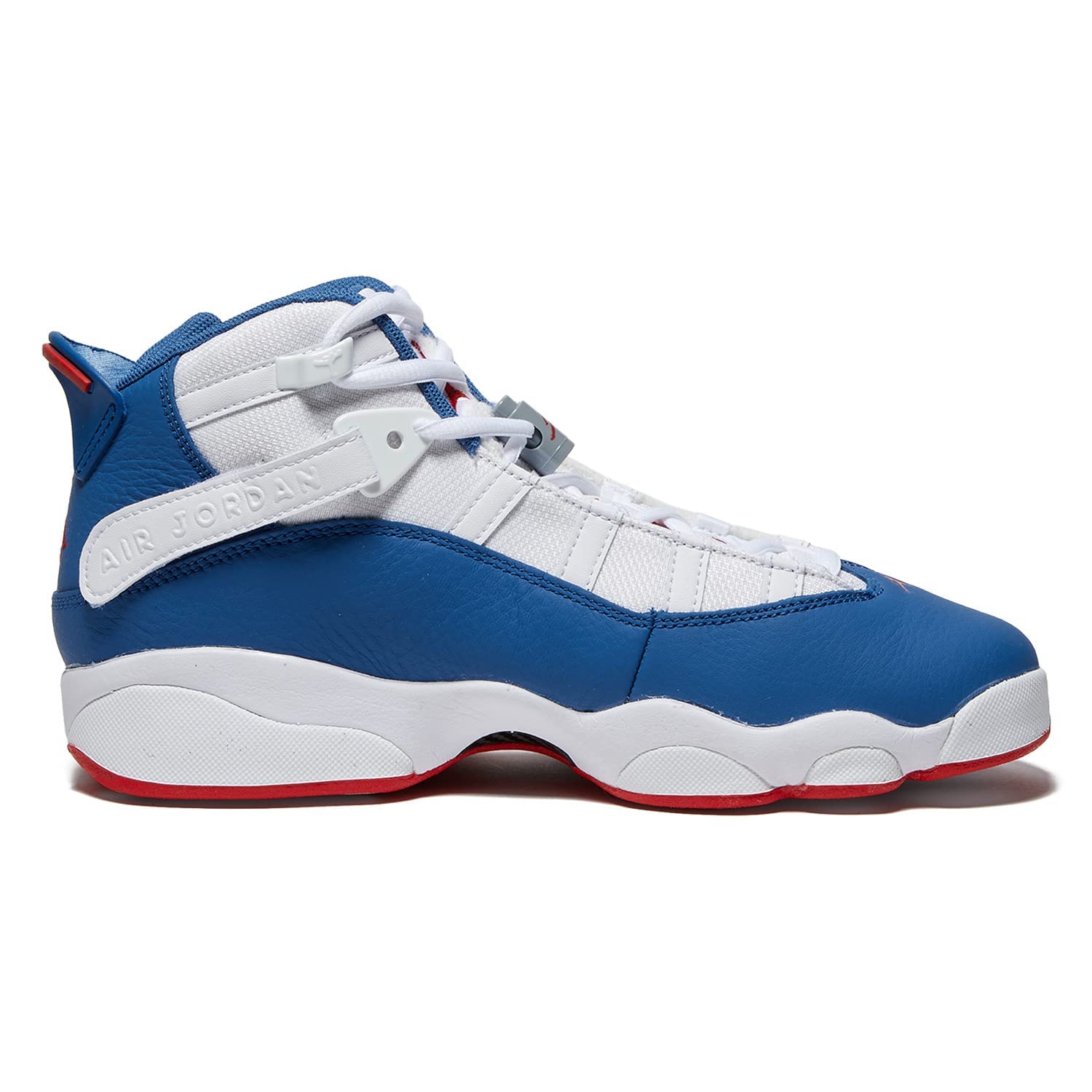 Jordan Boy's 6 Rings (Big Kid) White/True Blue/University Red 6 Big Kid M