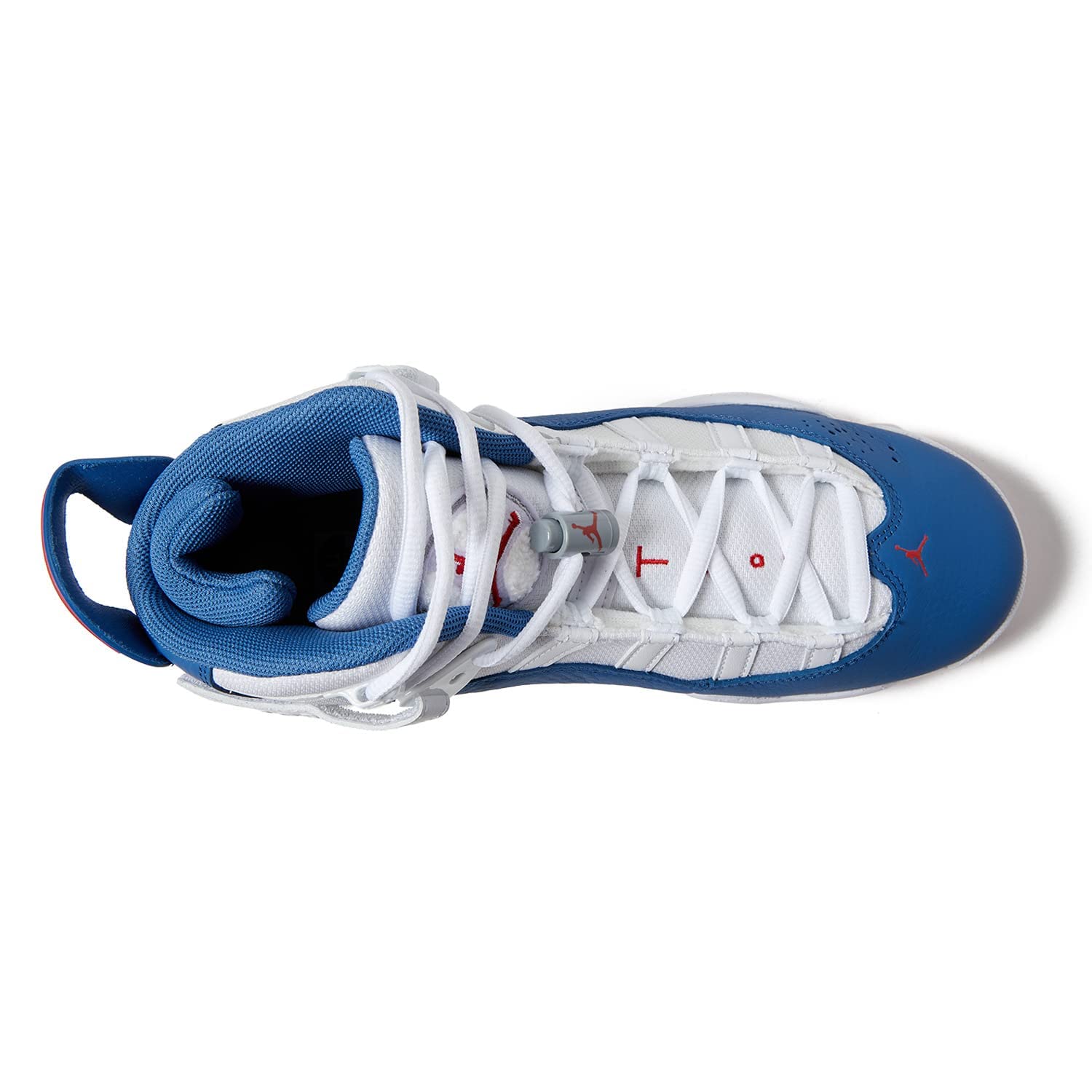 Jordan Boy's 6 Rings (Big Kid) White/True Blue/University Red 6 Big Kid M