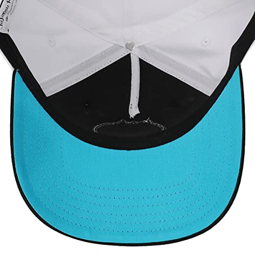 Jujutsu Kaisen Gojo Men's Black & White Baseball Cap with Light Blue Underbill