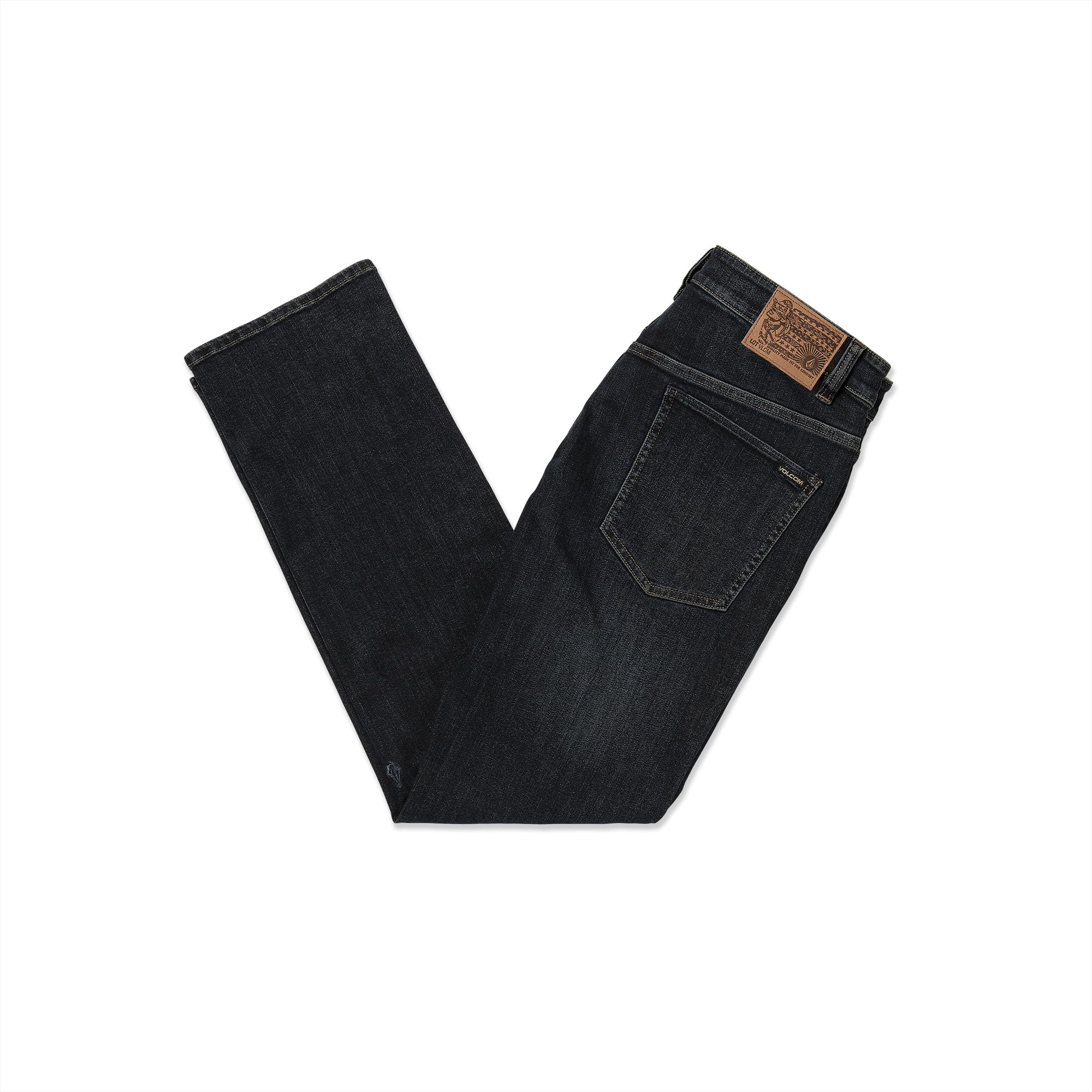 Volcom Men's Solver Denim Jean, Vintage Blue-New