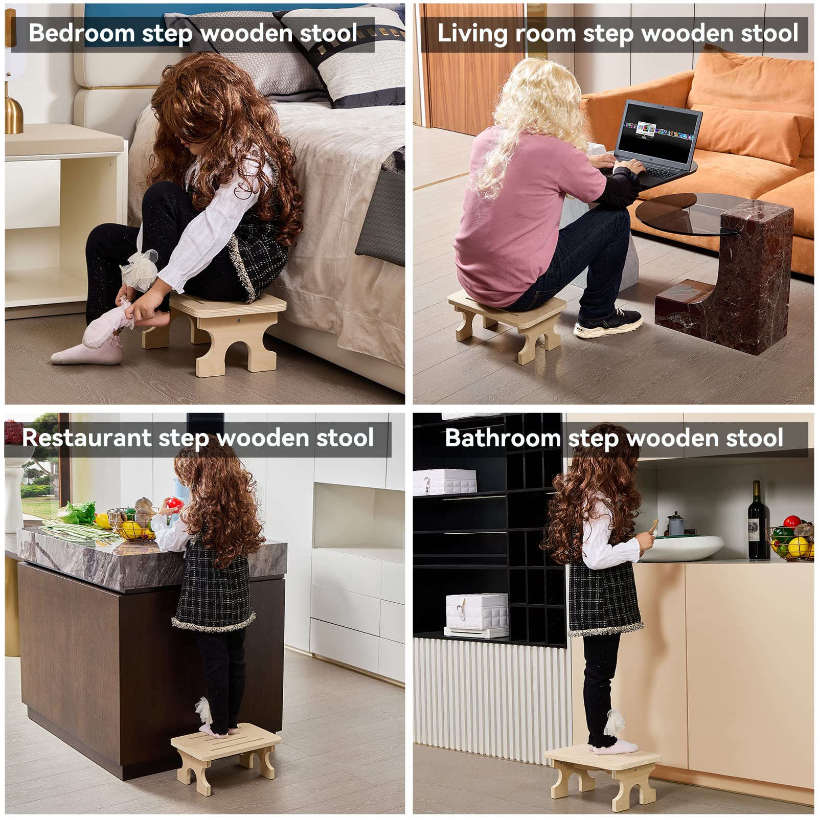 Kudikt Step Stool for Bed for Adult :Bed Steps for High Beds for Adults Bed Step Stool Bed Step Stools for High Beds Bedside Steps for High Beds