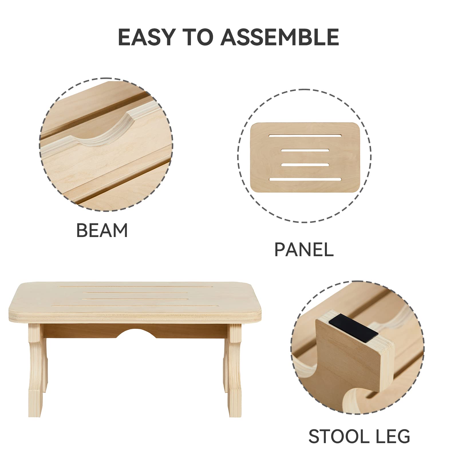 Kudikt Step Stool for Bed for Adult :Bed Steps for High Beds for Adults Bed Step Stool Bed Step Stools for High Beds Bedside Steps for High Beds