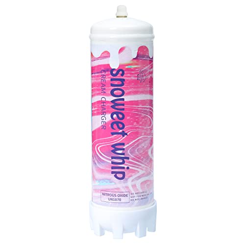 Whipped Cream Charger Cylinder Nitrous Oxide Tank Pure N2O Whip Cream Chargers 2.2 Liter 1364g Cartridges (1 Cylinder)