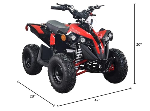 MotoTec E-Bully 36v 1000w ATV Red