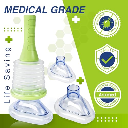 Choking Rescue Device for Kids and Adults, Anti Choking Device, Arixmed Portable Choking Rescue Device, First Aid Choking Device - Home Kit