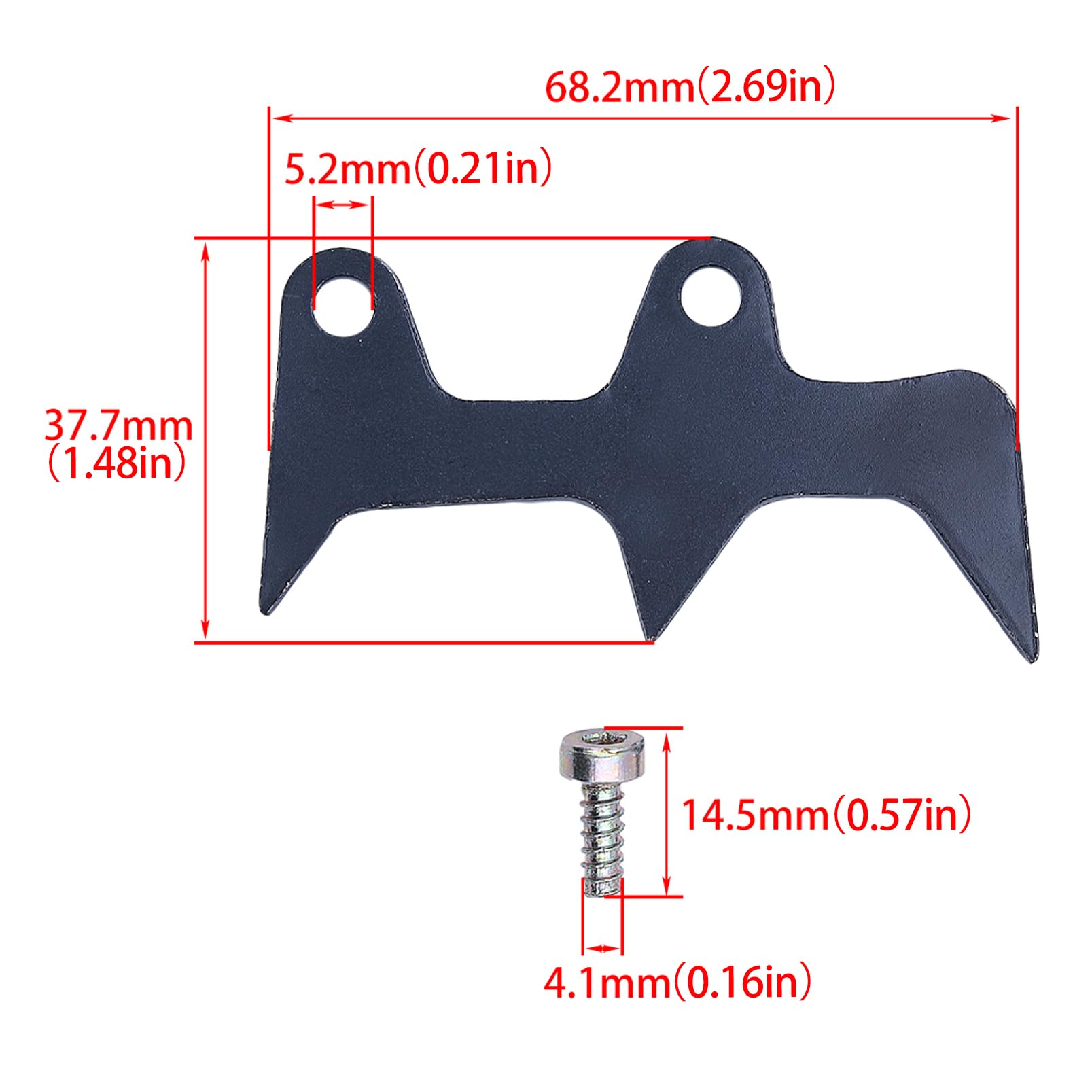 Mtanlo Bumper Spike Av Mount Catcher Kit For Husqvarna 235,235E,236,236E,240,240E Chainsaw 545033901