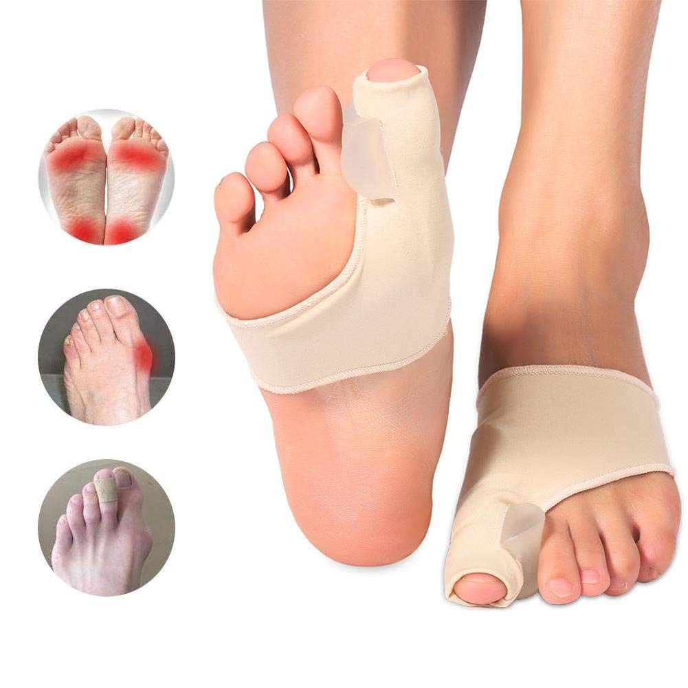 1 Pair Bunion Corrector, Bunion Corrector Bunion Relief Protector Sleeves Kit Hallux Valgus splint night splint socks Hallux correction Bunion