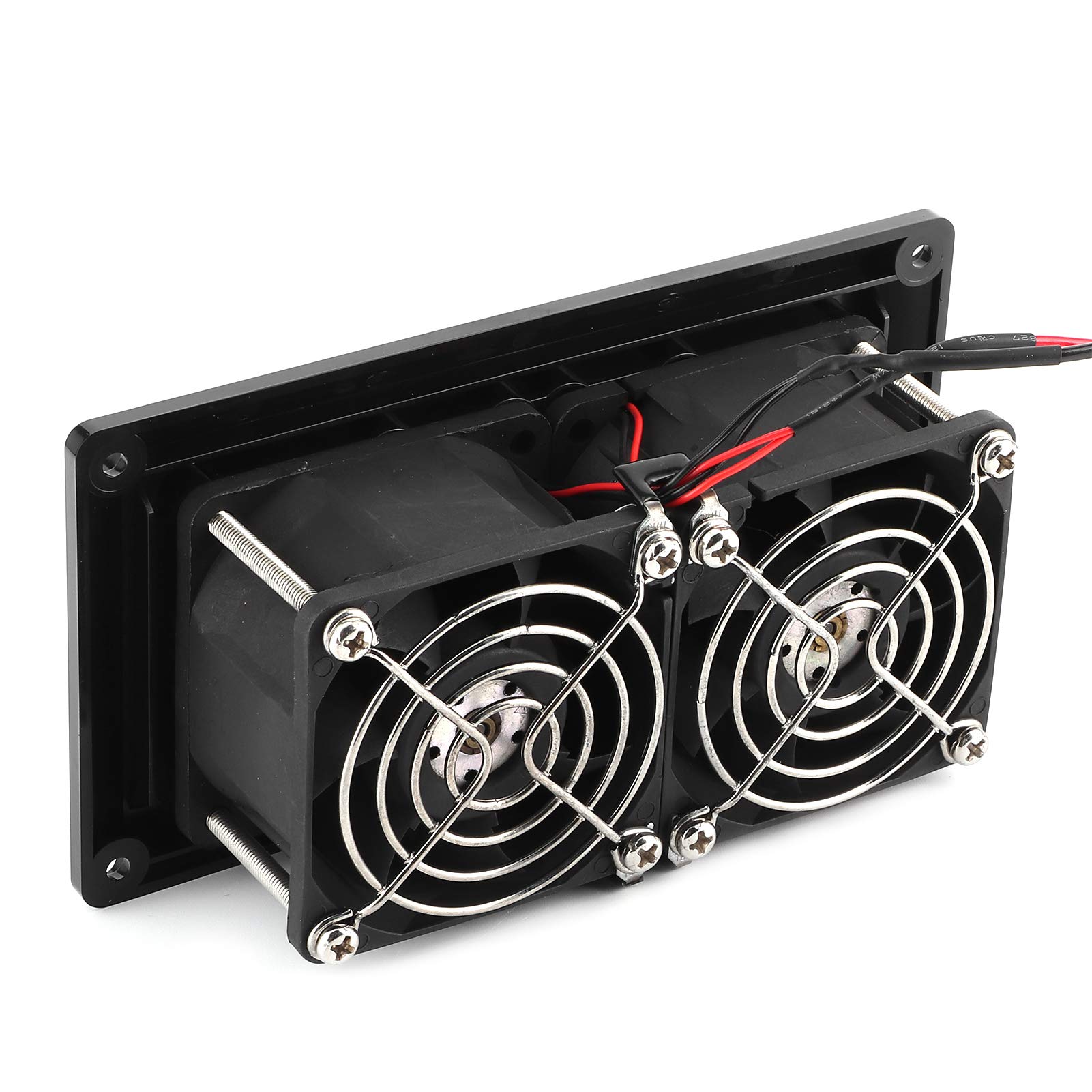 Camrusic 12V RV Side Vent Fan, 25W Air Vent Ventilation Exhaust Fan for Motorhome, Caravan, Trailer, Camper, Boat Marine Yacht