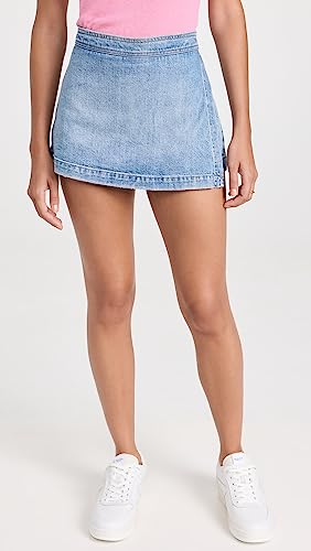 alice + olivia Women's Lakelyn Denim Skort, Ivy Blue, 31