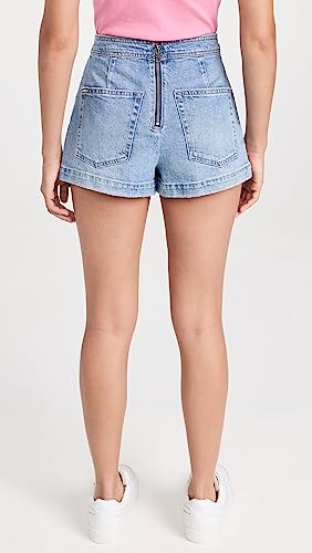 alice + olivia Women's Lakelyn Denim Skort, Ivy Blue, 31