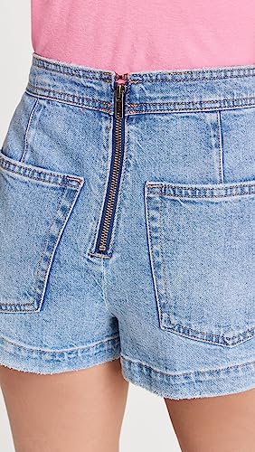 alice + olivia Women's Lakelyn Denim Skort, Ivy Blue, 31