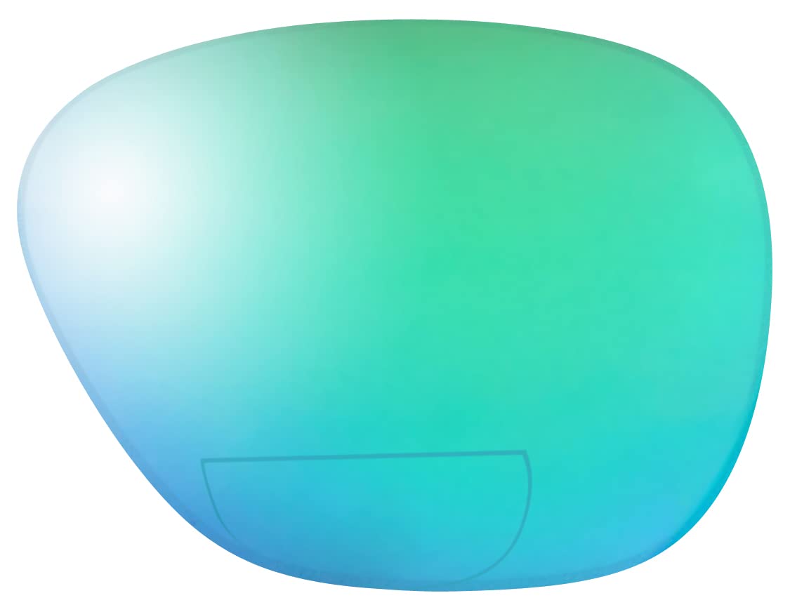 Smith Outback Elite Polarized Sunglass Replace Lenses Green Mirror Bi-Focal+2.25