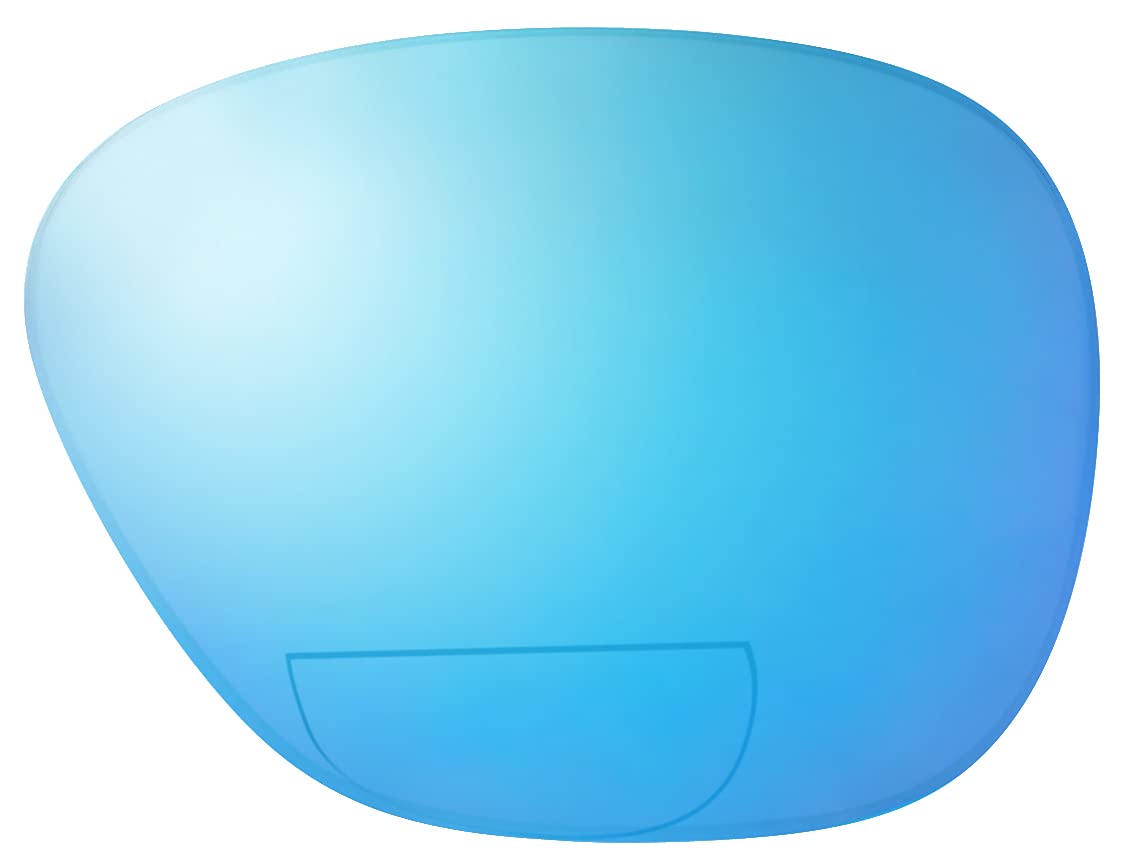 Reptile Smith Lowdown Steel XL Polarized Sunglass Replacement Lenses Blue Mirror