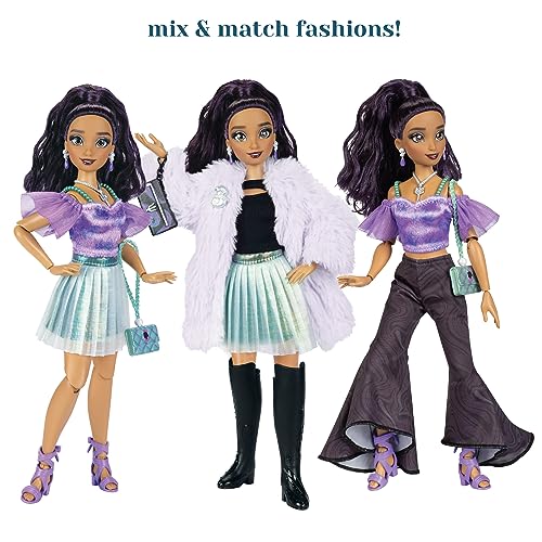 Disney ily 4EVER Dolls Disney 100 - Ursula 11.5" Tall with 13 Points of Articulation, Two Complete Mix-and-Match Outfits and Glittery Mickey Ring for You!