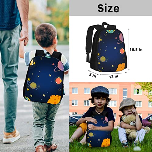 survacy Cartoon Backpack Lightweight Large Capacity Travel Laptop Backpack Bookbags Daypack with Pencil Case -2