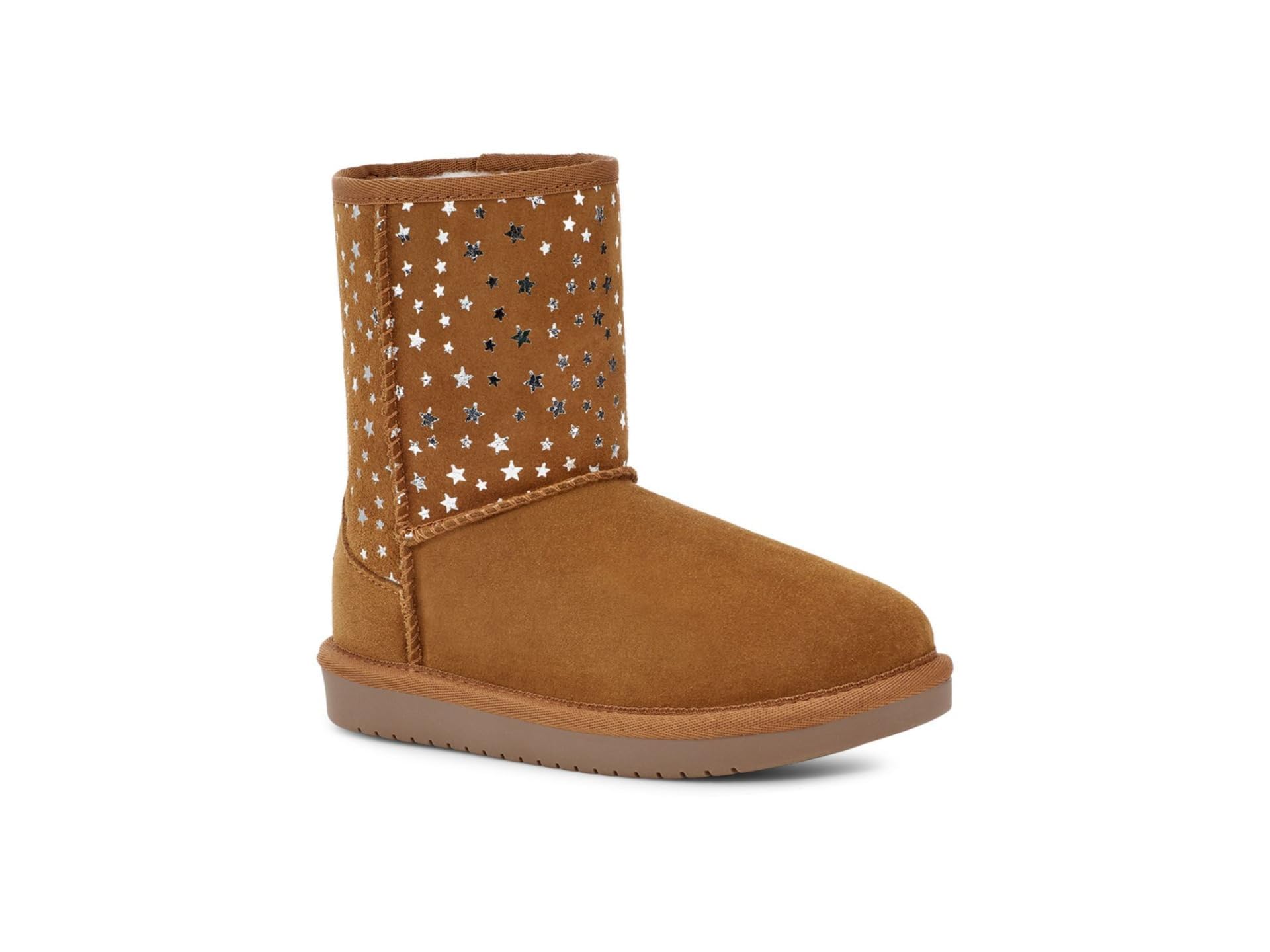 Koolaburra by UGG Kids' Koola Short Stars, Chestnut, 1