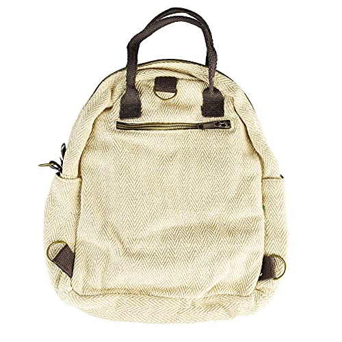 ThreadHeads Himalayan Hemp Convertible Mini Backpack - 10"x11"