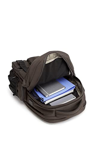 Travel Laptop Backpack Large School Bag Waterproof USB Charging Port fit 17 Inch (Brown)